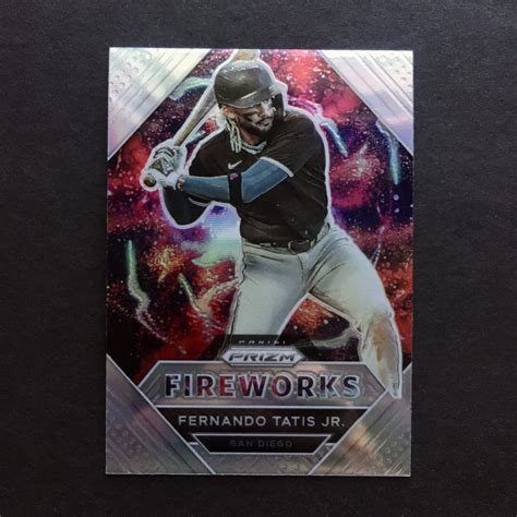 Fernando Tatis Jr Prizm Fireworks Silver Holo Insert SLAM Sports Cards