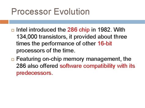 Chapter 3 Processor Types And Specifications Part 1