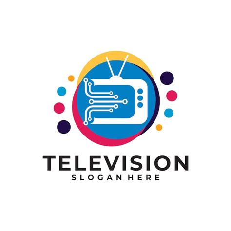 Premium Vector Television Logo Vector Design Template