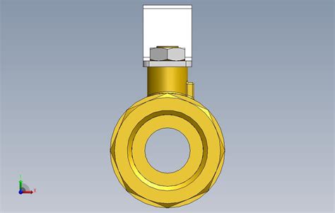 手动丝口铜球阀solidworks 2016模型图纸下载 懒石网