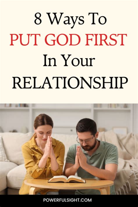 How To Put God First In Your Relationship