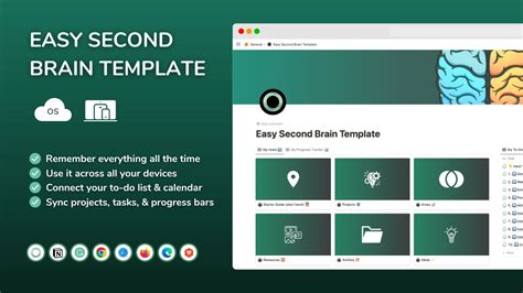 Easy Notion Second Brain Template Notionhub
