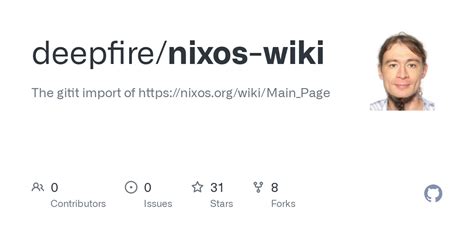 Github Deepfire Nixos Wiki The Gitit Import Of Https Nixos Org