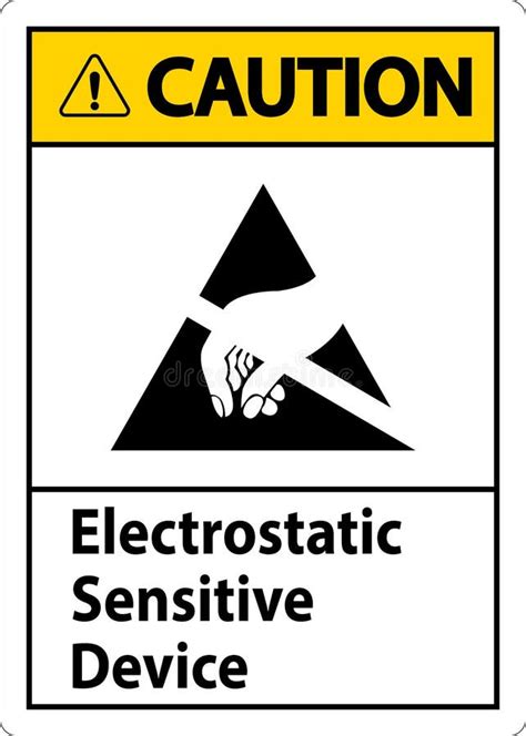 Caution Electrostatic Sensitive Device Do Not Open Or Handler Except At
