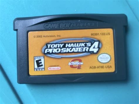 Tony Hawk Pro Skater Pro Skaters Activision Nintendo Consoles Advance Games Gaming Plays