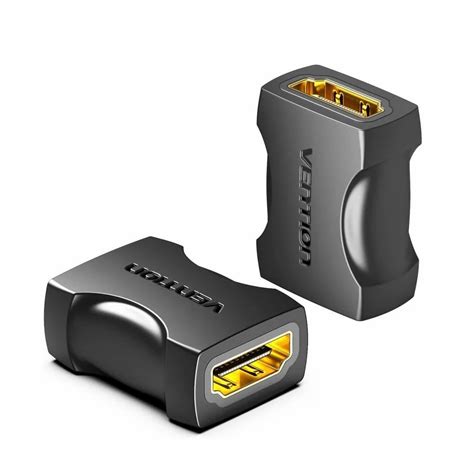 Vention Airb0 Hdmi Female To Female Coupler Adapter Black At Rs
