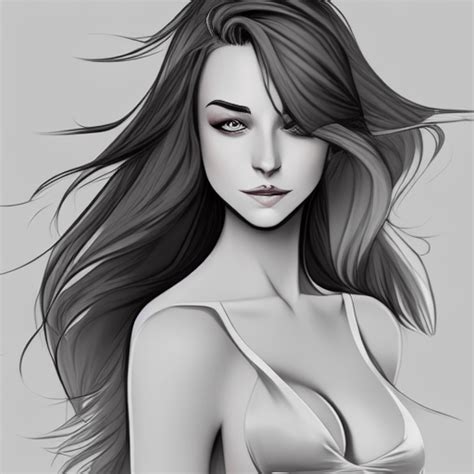 Cartoon Character Sexy K Line Art Creative Fabrica