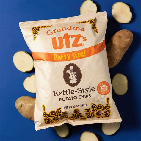 Grandma Utz Kettle Style Potato Chips Regular Utz Quality Foods