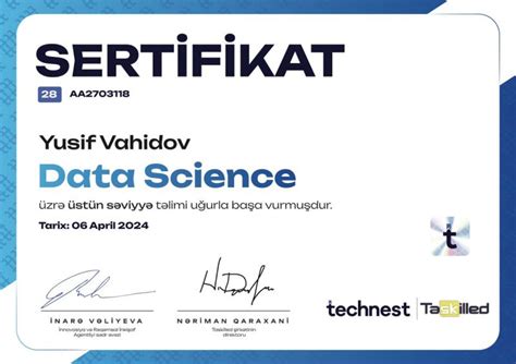 Yusif Vahidov On Linkedin Datascience Technest