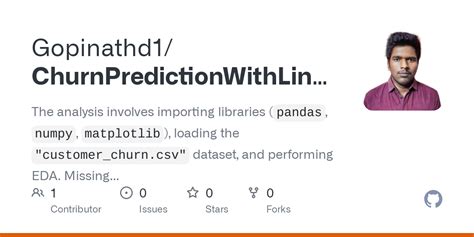 Github Gopinathd1churnpredictionwithlinearregression The Analysis