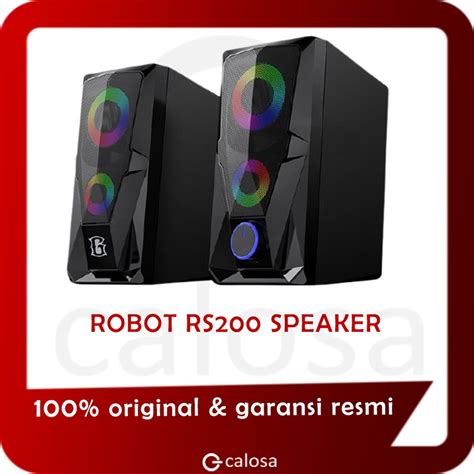 Robot Rs200 Multimedia Stereo Gaming Laptop Computer Speakers Shopee Malaysia