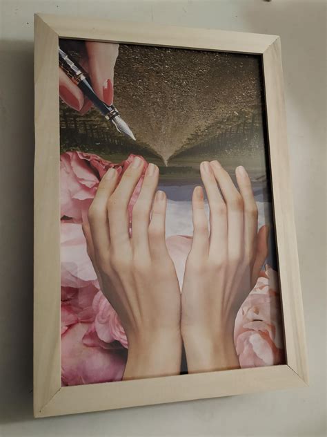 Cuadro Collage Analógico 20 X 30 Obra Original