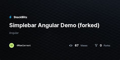 Simplebar Angular Demo Forked Stackblitz