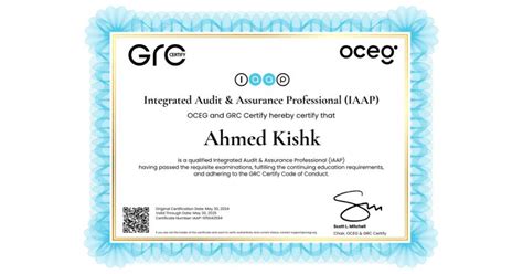 Ahmed Kishk On Linkedin Integrated Audit And Assurance Professional