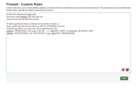 Add Iptables Rules To Survive Boot Installing And Using Openwrt
