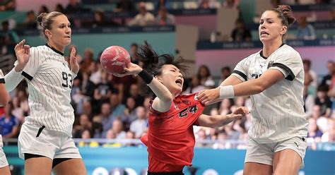 한국 여자 핸드볼 독일 상대로 극적인 역전승류은희·강경민 올림픽 첫 승리 견인