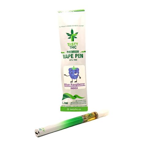 Tasty Thcs Blue Raspberry Vape Pen Buy In Bulk And Save