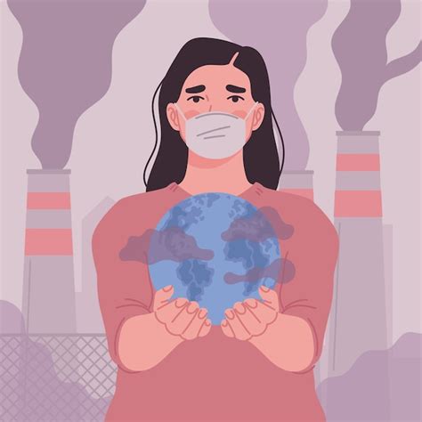 Free Vector Hand Drawn Ocean Plastic Pollution Illustration
