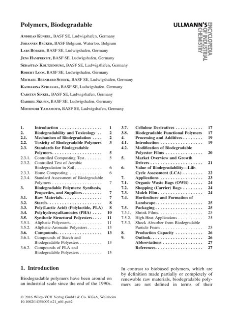 Ullmann S Encyclopedia Of Industrial Chemistry 2016 Künkel