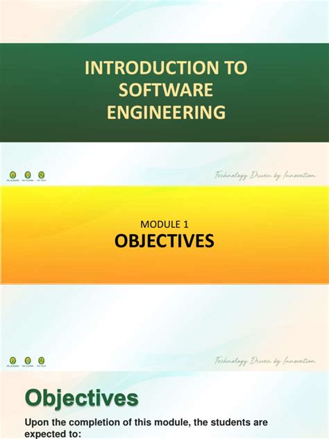 Module 1 Introduction To Softwrae Engineering 1 Pdf