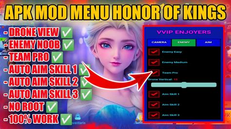 CHEAT HONOR OF KINGS TERBARU – APK MOD MENU HONOR OF KINGS 2025 HOK MAP HACK DRONE VIEW UNLOCK ...