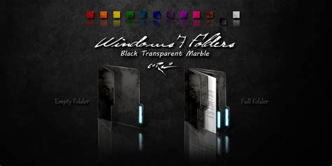 Black Windows 7 Folders By Drawder On Deviantart