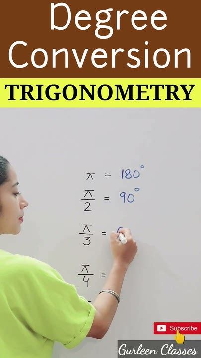 degree conversion trigonometry shorts mathstricks viralshorts