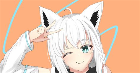 バーチャルyoutuber 白上フブキ ふぇるみんのイラスト Pixiv