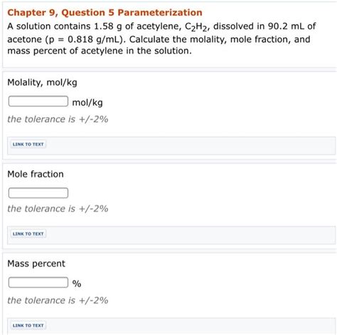 Solved Chapter Question Parameterization A Solution Chegg