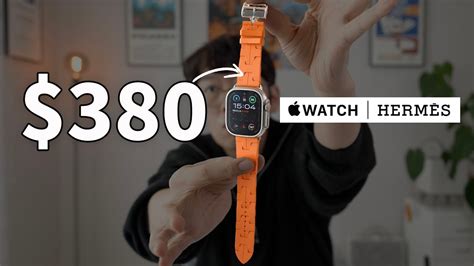 揭秘380美元的愛馬仕Apple Watch Ultra橡膠錶帶真的值得買嗎奢華與性價比的終極對決 feat 對比50美元NOMAD