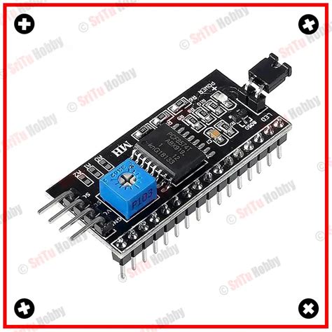 I2c Module For 1602 1604 2004 Lcd Sritu Hobby