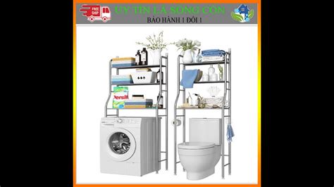 Hướng dẫn cách lắp ráp kệ máy giặt 3 tầng inox lồng ngang nhà Pihouse nhé YouTube