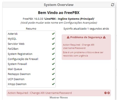 Security Problem Warning In Gui Change Ari Username Password