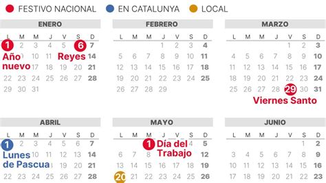Calendario Laboral De Lhospitalet De Llobregat De 2024 Con Festivos