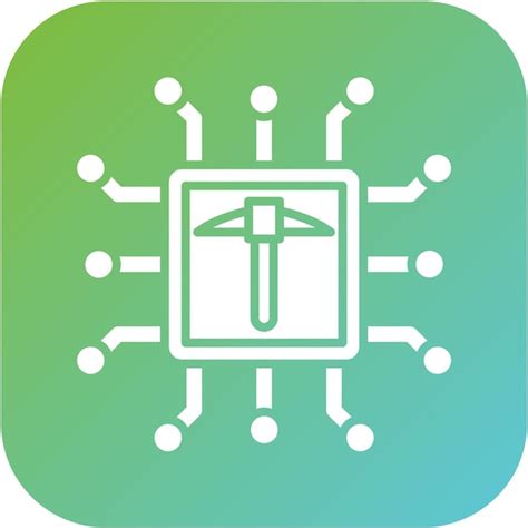 Premium Vector Vector Design Cpu Mining Icon Style