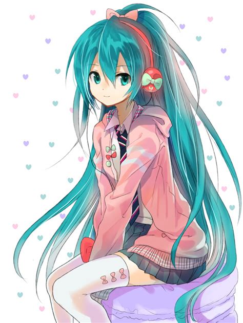 Hatsune Miku Ribbon Girl Danbooru