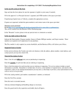 Fillable Online Crec Ifas Ufl Instructions For Completing A UF CREC