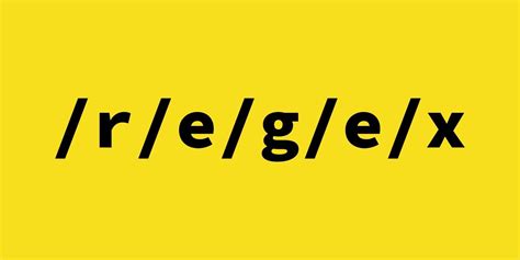 Illustration For Regular Expressions Regex Or Regexp Black Text On
