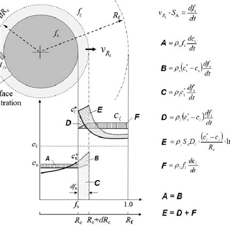 Schematic Of Interfacial Mass And Species Transfer Species