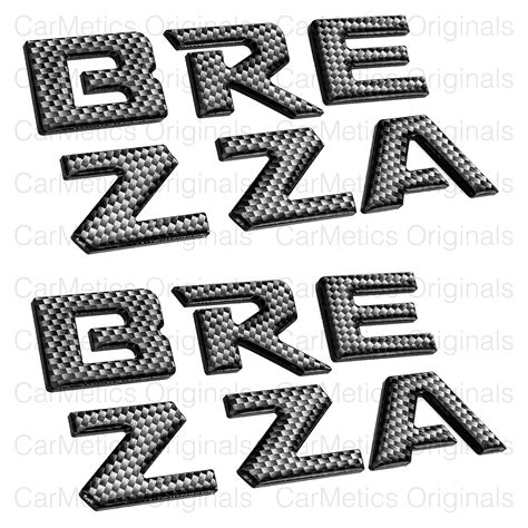 Carmetics Brezza 3d Letters 3d Stickers 3d Logo 3d Emblem For Maruti