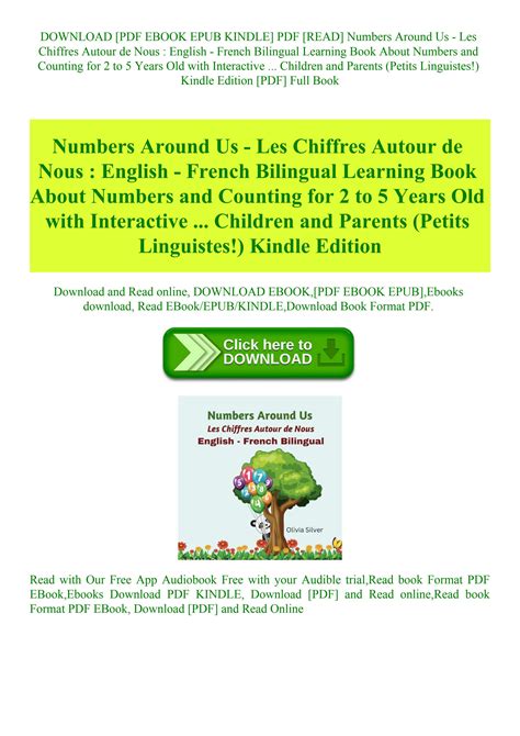 Pdf Read Numbers Around Us Les Chiffres Autour De Nous English