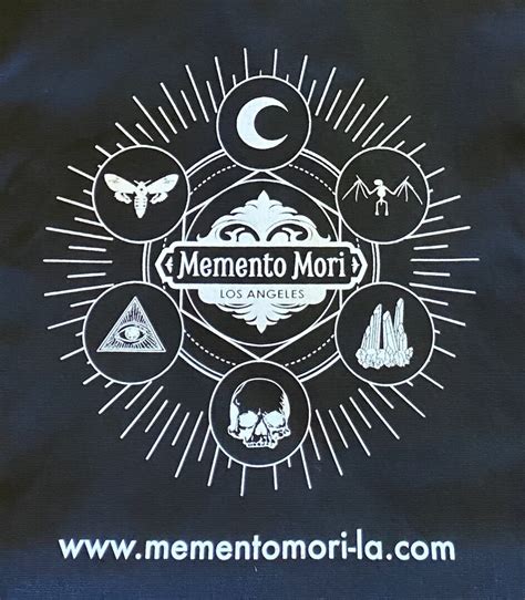 Memento Mori Sacred Geometry Tote Memento Mori Los Angeles