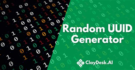 Random Uuid Generator Create Version 4 Uuids Online Claydesk Ai