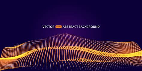 3d 동적으로 흐르는 입자 사이버 또는 기술 배경입니다 벡터 일러스트입니다 0명에 대한 스톡 벡터 아트 및 기타 이미지 0명 3차원 형태 개념 Istock