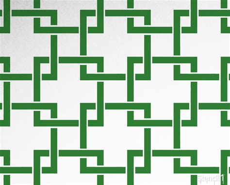 Square Lattice Repeat Pattern Stencil 11 X11 Stencil 1