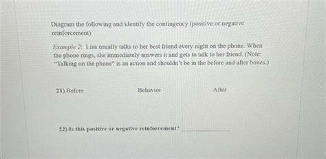 Solved Diagram The Following And Identify The Contingency Chegg Com