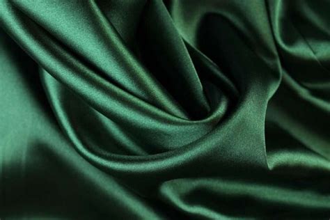 Green Elastic Satin Fabric Emerald Green Elastic Satin Fabric By The