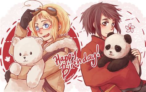Hetalia ~ Canada And Hong Kong Anime Hetalia Hetalia Canada