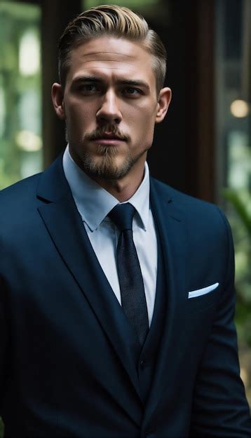 Premium Ai Image A Guy In A Suit Professional Masculine