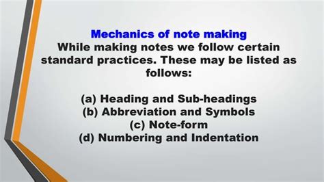 Note Making Class 11 Pptx Publishing Industry Industries
